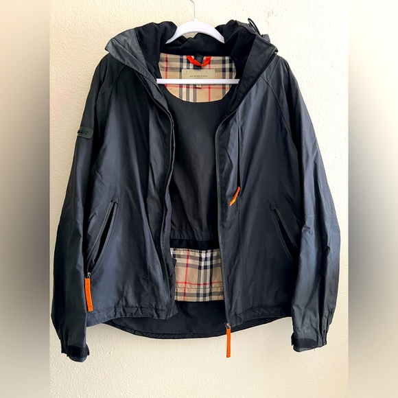 Burberry | Jackets & Coats | Burberry Logo Jacket | Poshmark